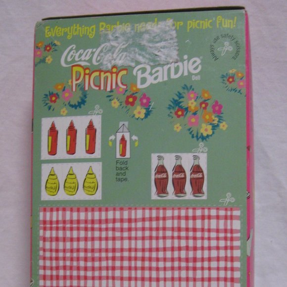Mattel | Toys | 9s Cocacola Picnic Barbie Doll In Original Unopened Box ...